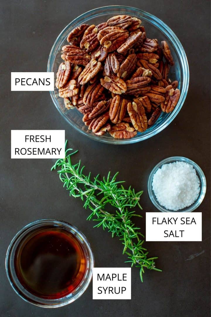 Rosemary Maple Roasted Pecans - Coley Cooks