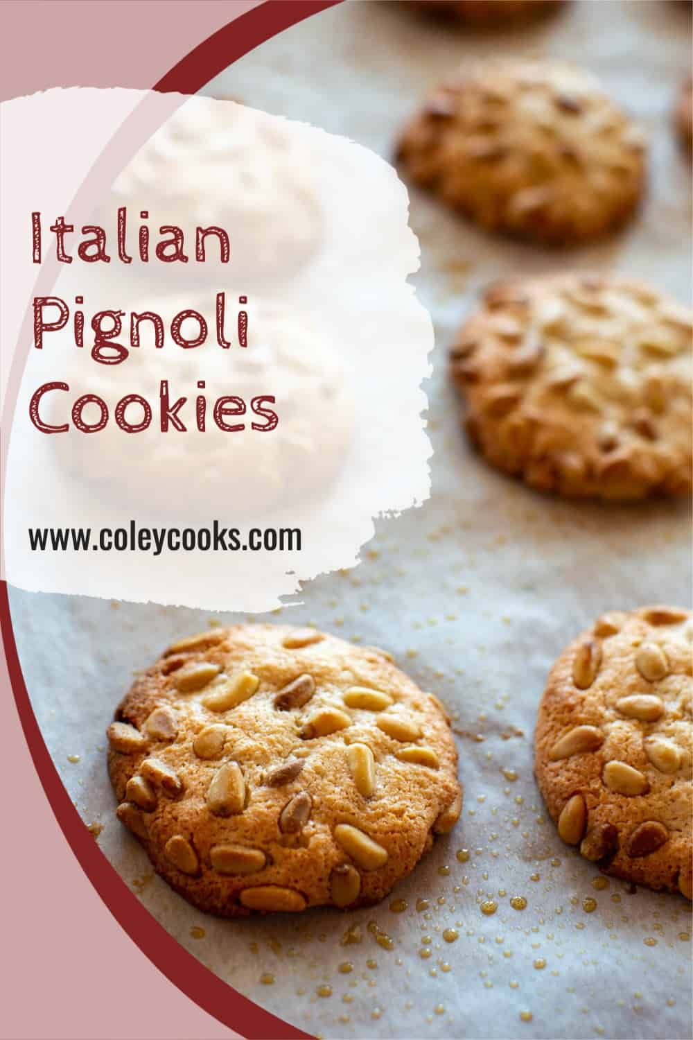 Easy Authentic Italian Pignoli Cookies - Coley Cooks