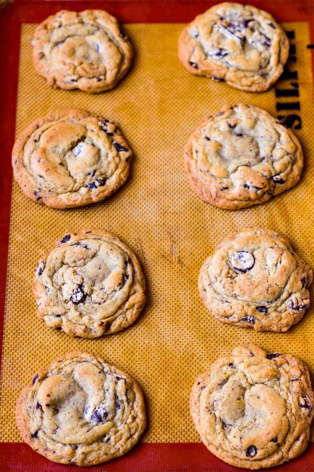 Crispy Chewy Chocolate Chip Cookies - Coley Cooks