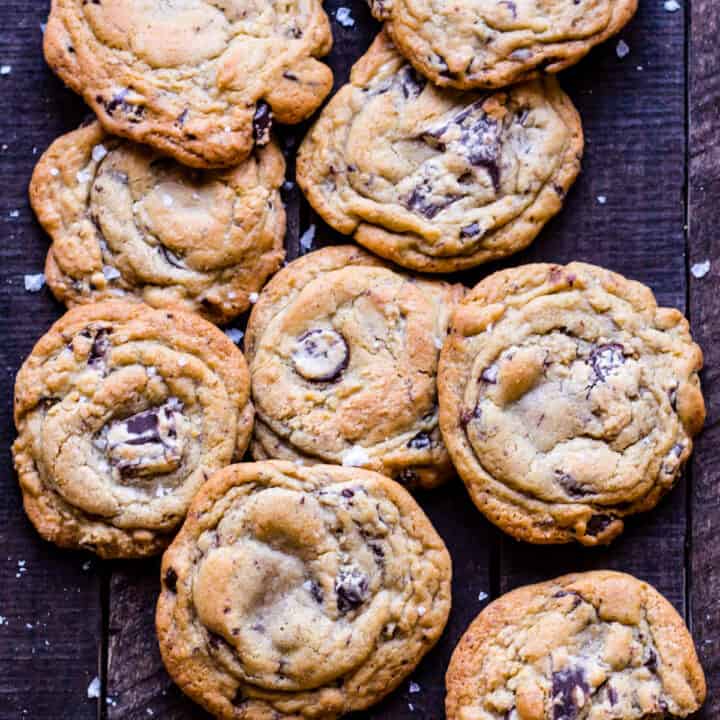 5 Ingredient Chocolate Dipped Peanut Butter Cookies - Coley Cooks
