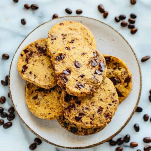 Chocolate Espresso Shortbread Cookies - Coley Cooks