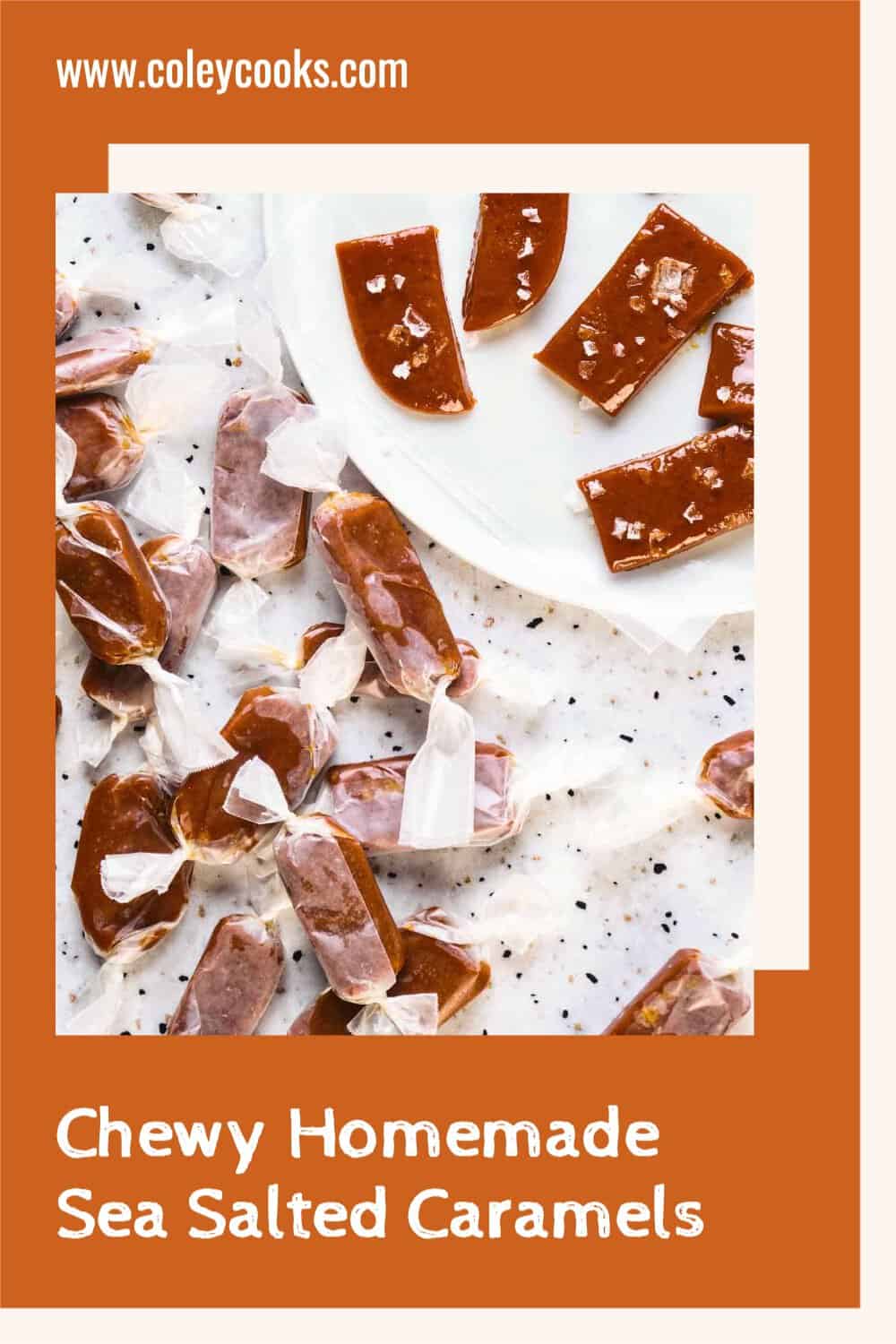 Chewy Homemade Sea Salted Caramels - Coley Cooks