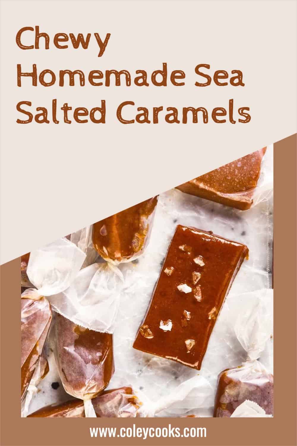 Chewy Homemade Sea Salted Caramels - Coley Cooks