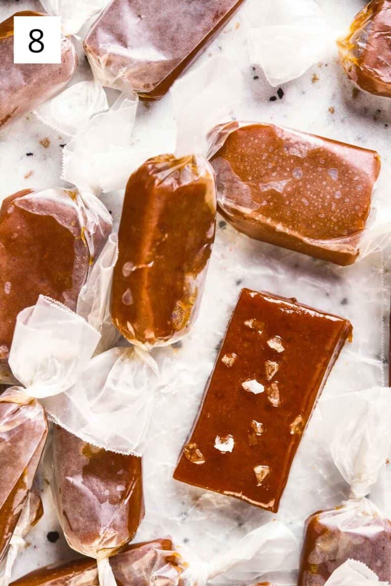 Chewy Homemade Sea Salted Caramels - Coley Cooks