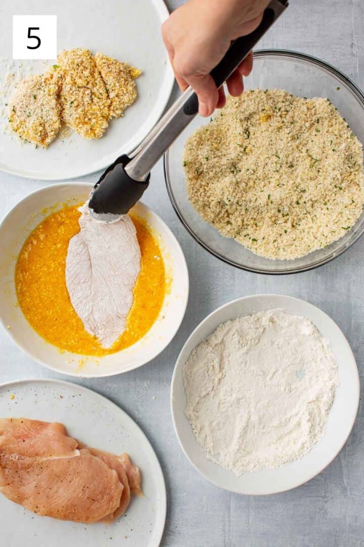 Crispy Chicken Milanese with Tomato Arugula Salad - Coley Cooks