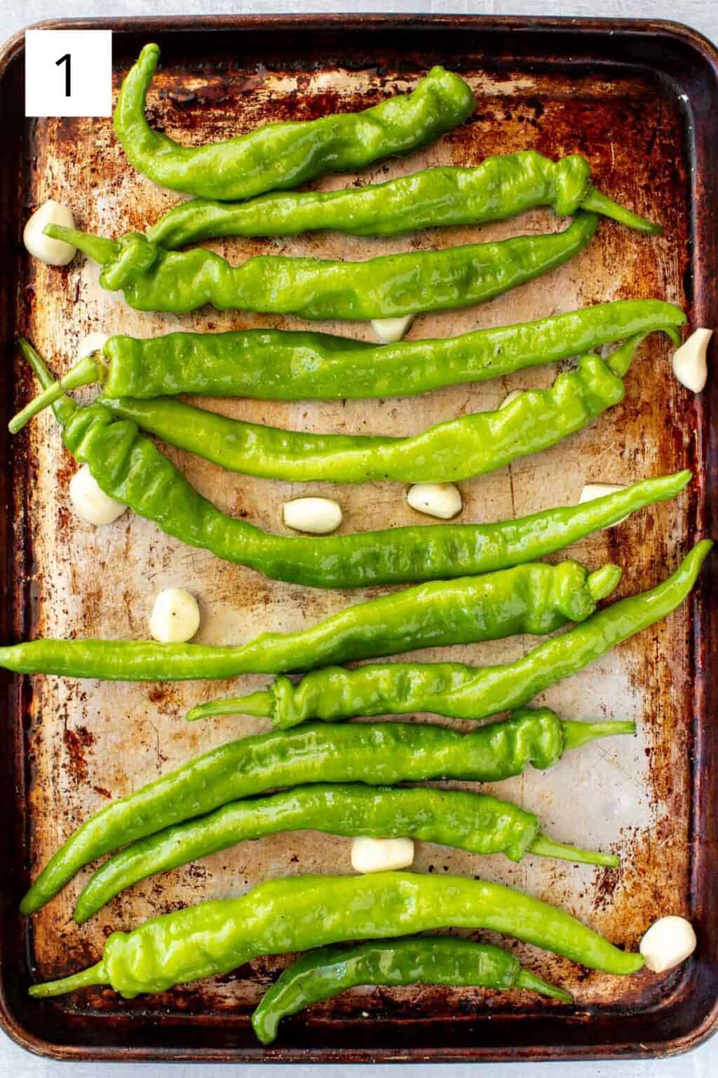 Easy Roasted Italian Long Hot Peppers - Coley Cooks