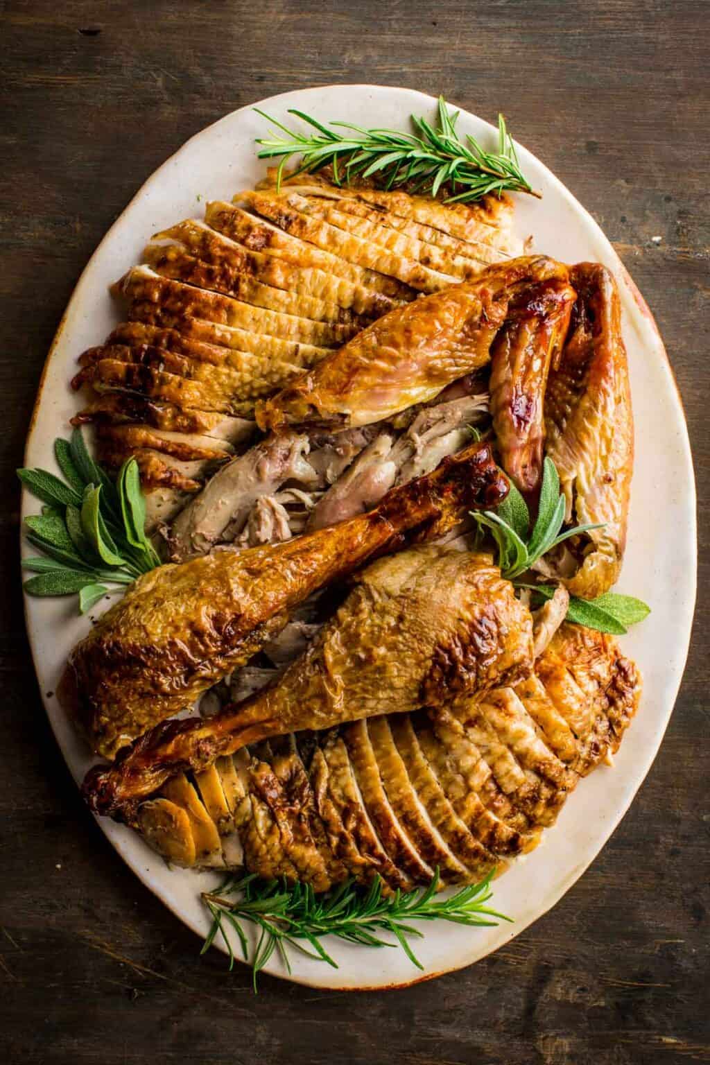 The Best Herb Turkey Recipe (Italian Style) - Coley Cooks