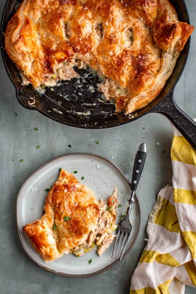 Easy Leftover Turkey Pot Pie Recipe