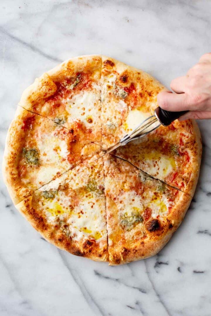 Quattro Formaggi Pizza (Four Cheese) - Coley Cooks