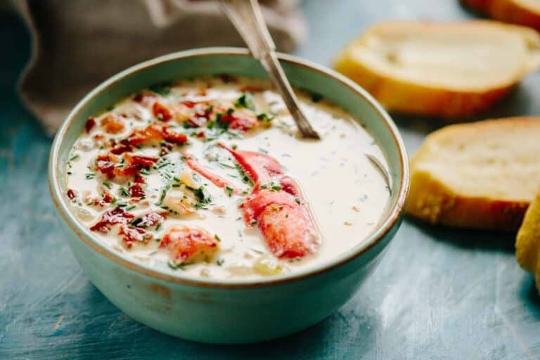 Lobster Chowder with Corn and Bacon - Coley Cooks