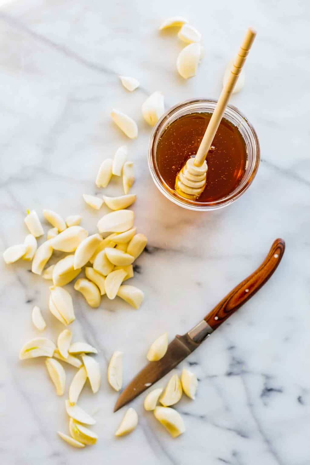 Easy Two Ingredient Fermented Garlic Honey Recipe - Coley Cooks