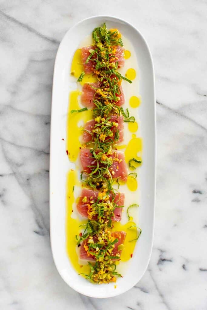 Tuna Crudo - Coley Cooks