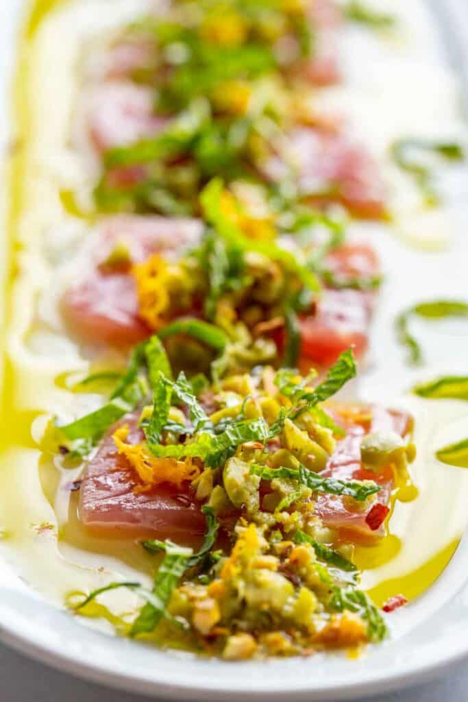 Tuna Crudo - Coley Cooks