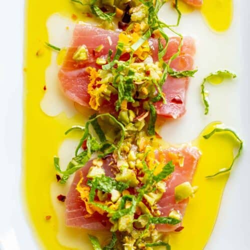 Tuna Crudo - Coley Cooks