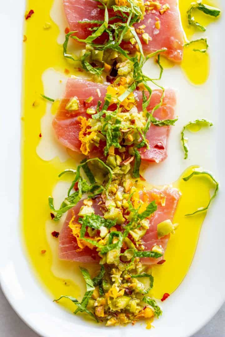 Tuna Crudo - Coley Cooks