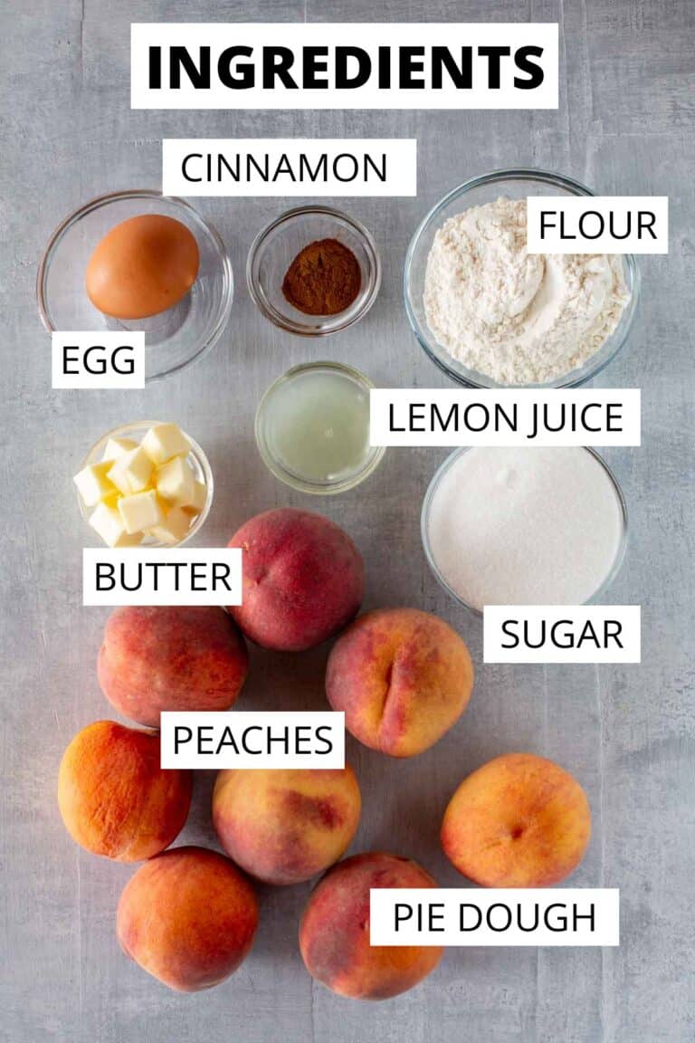 Peach Pie Recipe with Fresh Peaches