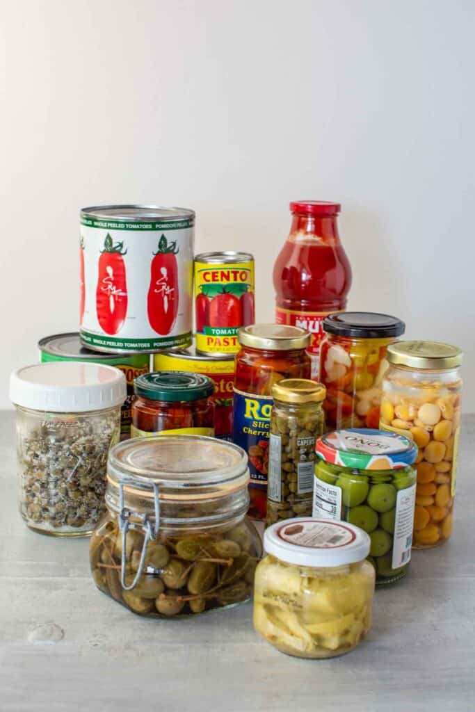 Italian Jarred and Preserved Vegetables - Coley Cooks