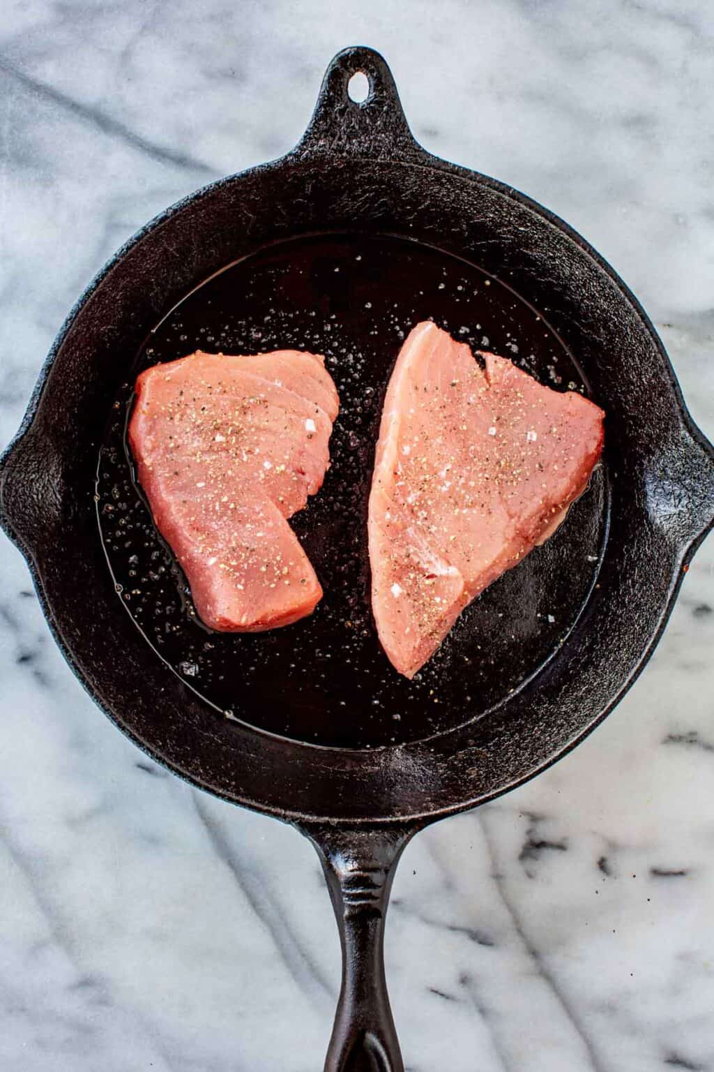 Pan Seared Tuna Steak - Coley Cooks