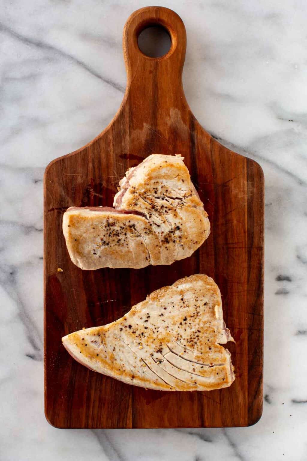 Pan Seared Tuna Steak - Coley Cooks
