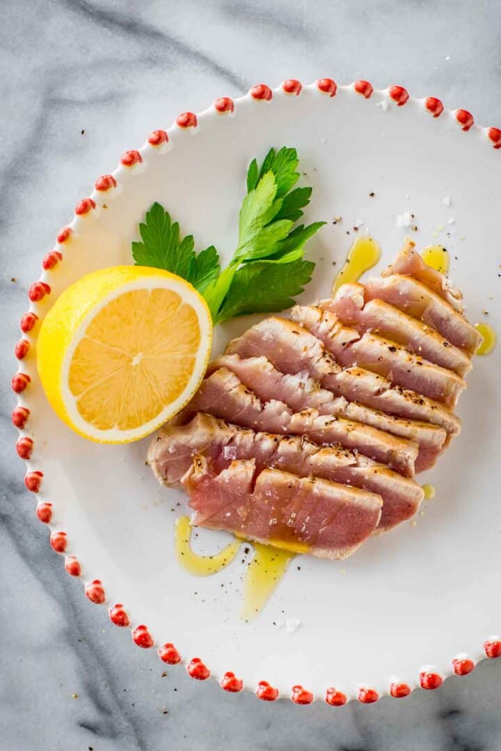 Pan Seared Tuna Steak - Coley Cooks