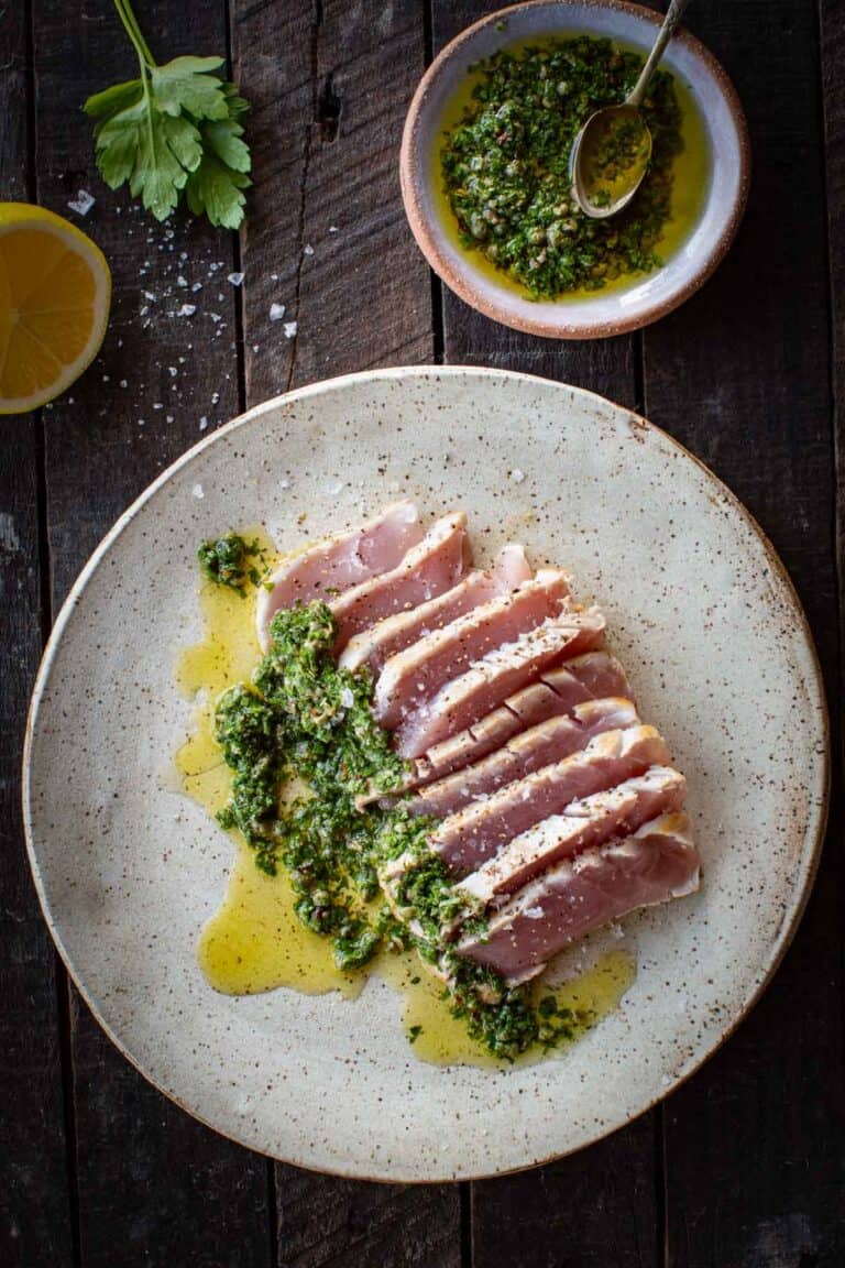 Pan Seared Tuna Steak - Coley Cooks