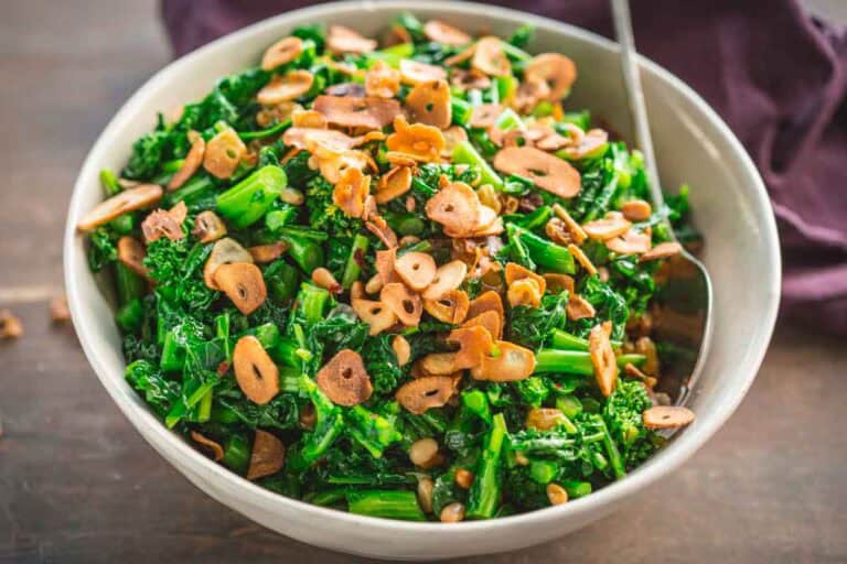 Rapini with Pine Nuts and Raisins - Coley Cooks