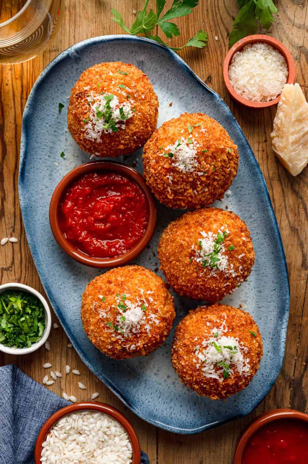 Sicilian Arancini (Rice Balls) - Coley Cooks
