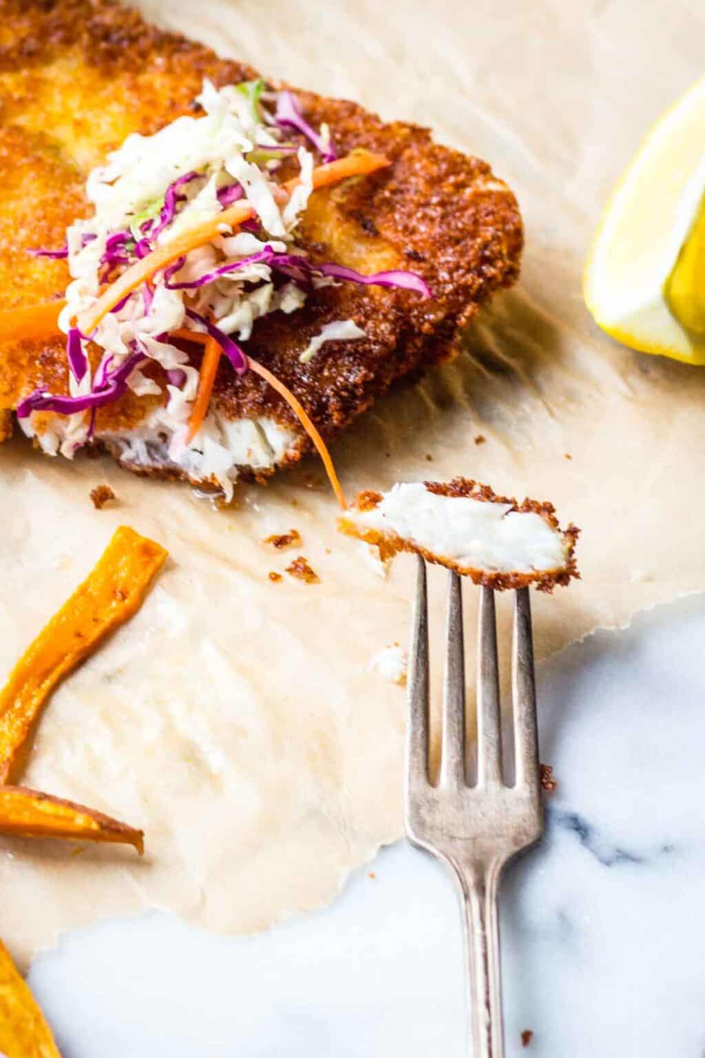 Fried Fish with Panko - Coley Cooks