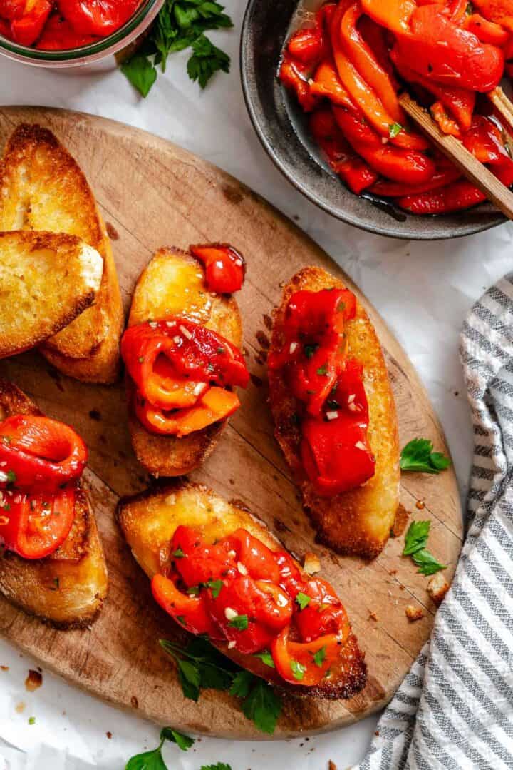 Homemade Roasted Red Peppers Recipe - Coley Cooks