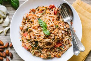 Sicilian Fish Pasta - Coley Cooks
