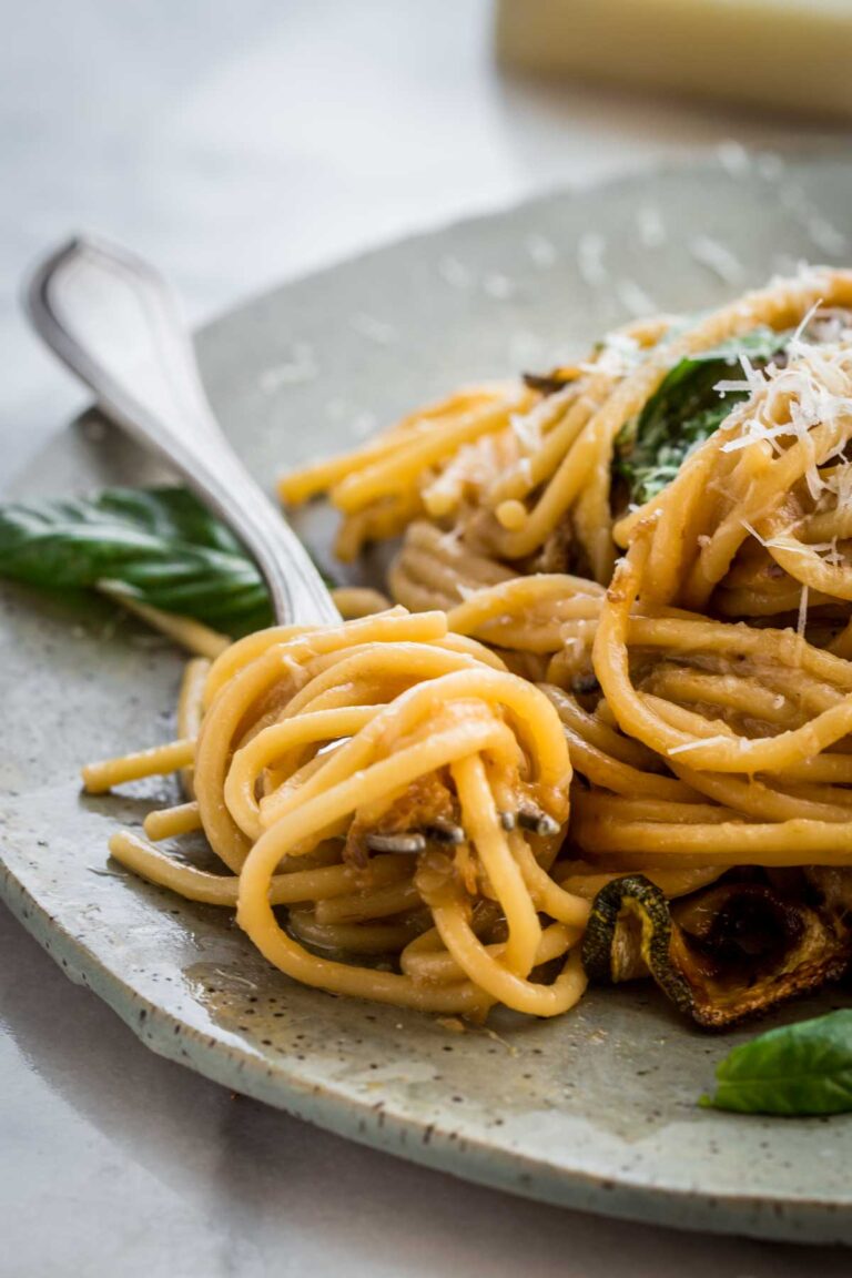 Spaghetti Nerano (Pasta with Zucchini) - Coley Cooks