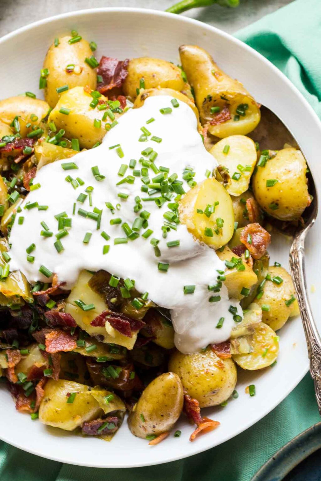 Warm Potato Salad Recipe with Bacon - Coley Cooks