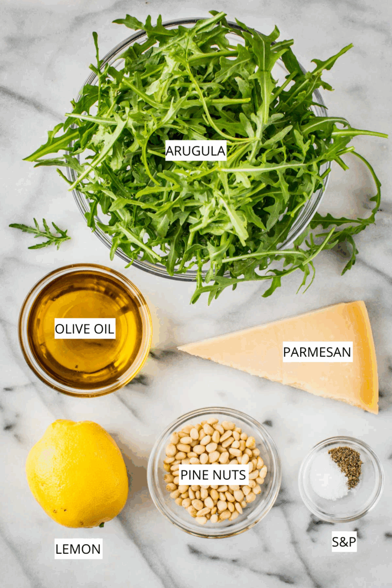 Arugula Salad Recipe with Parmigiano and Pine Nuts - Coley Cooks