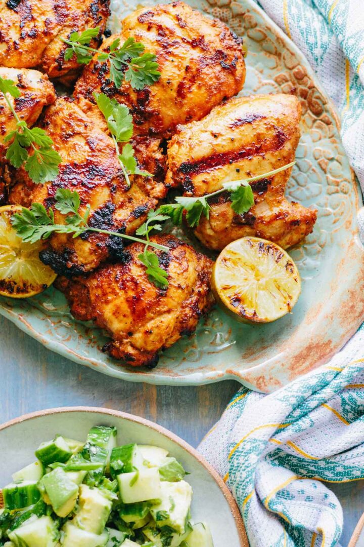Grilled Peruvian Chicken with Aji Verde - Coley Cooks