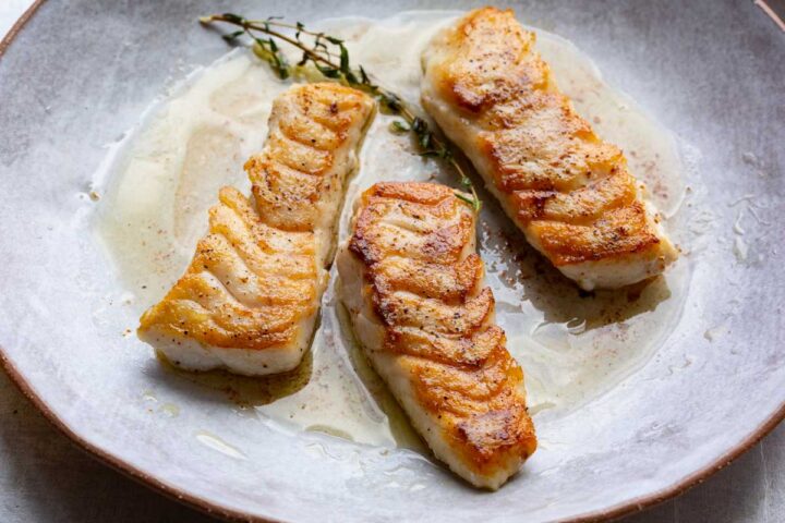 Seared Tilefish with Lemon Garlic Butter - Coley Cooks