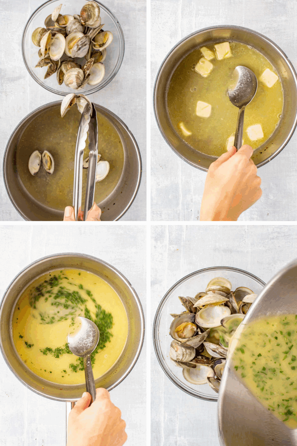 Steamed Clams with White Wine and Garlic Butter - Coley Cooks