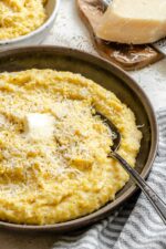 Creamy Polenta with Parmesan Cheese Recipe - Coley Cooks