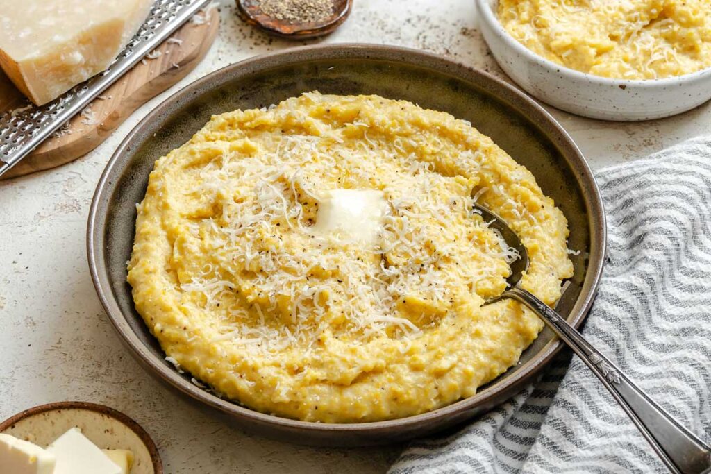 Creamy Polenta with Parmesan Cheese Recipe - Coley Cooks
