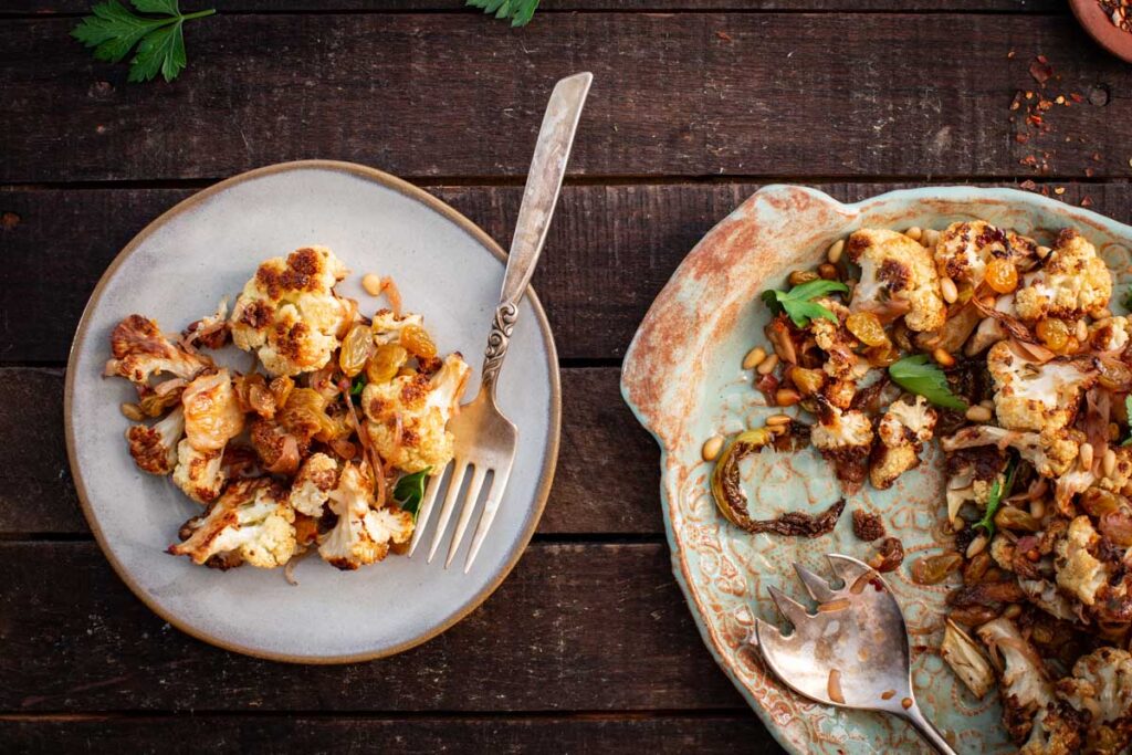 Italian Sweet and Sour Cauliflower (Agrodolce) - Coley Cooks