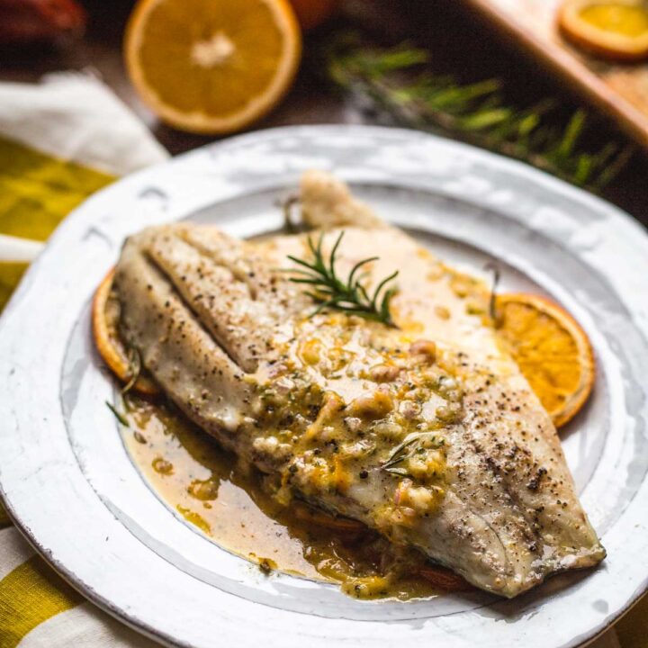 Easy Roasted Fish with Orange and Rosemary - Coley Cooks